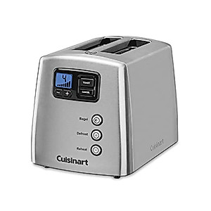 Cuisinart CPT-420 Touch to Toast Leverless 2-Slice Toaster, Brushed Stainless Steel