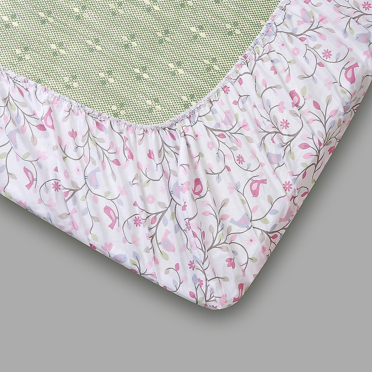 Baby Spark Chirpy The Bird 3pc Soft Cotton Crib Bedding Set