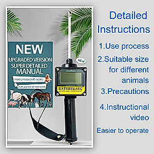 HUHKOUAE Progesterone Test for Dogs Machine, New Upgraded Style Dog Ovulation Detector Dog DNA Health Canine Ovulation Test Breeder Canine Tester for Dog Pregnancy Planning Mating Testing.