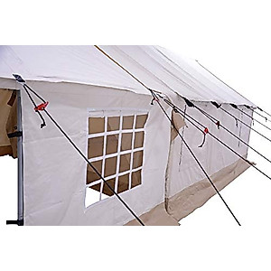 WHITEDUCK Alpha Wall Tent Porch for Hunting, Family Camping & Outdoor Activities (10'x12', Canvas)