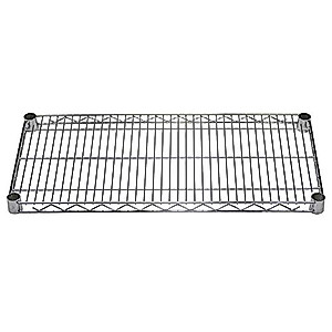 Shelving Inc. 14" d x 30" w Chrome Wire Shelving with 2 Tier Shelves, Weight Capacity 800lbs Per Shelf