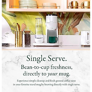 Café Specialty Grind and Brew Coffee Maker, Single-Serve Option, 10-Cup Thermal Carafe, WiFi Enabled Technology, Smart Home Kitchen Essentials, SCA Certified, Barista-Quality Brew, Matte Black