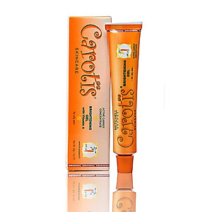 CAROTÏS Brightening Gel | 30g / 1 fl oz | Fade Dark Spots on: Face Armpit, Body Knees, Feet, Hands, & Even Out Skin Tone | with Carrot Oil and Alpha Arbutin, For