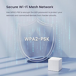 Tenda Nova Mesh WiFi System MW6 - Covers up to 4000 sq.ft - AC1200 Whole Home WiFi Mesh System - Gigabit Dual-Band Mesh Network for 90 Devices - Replaces Wireless Router and WiFi Extender - 2-Pack