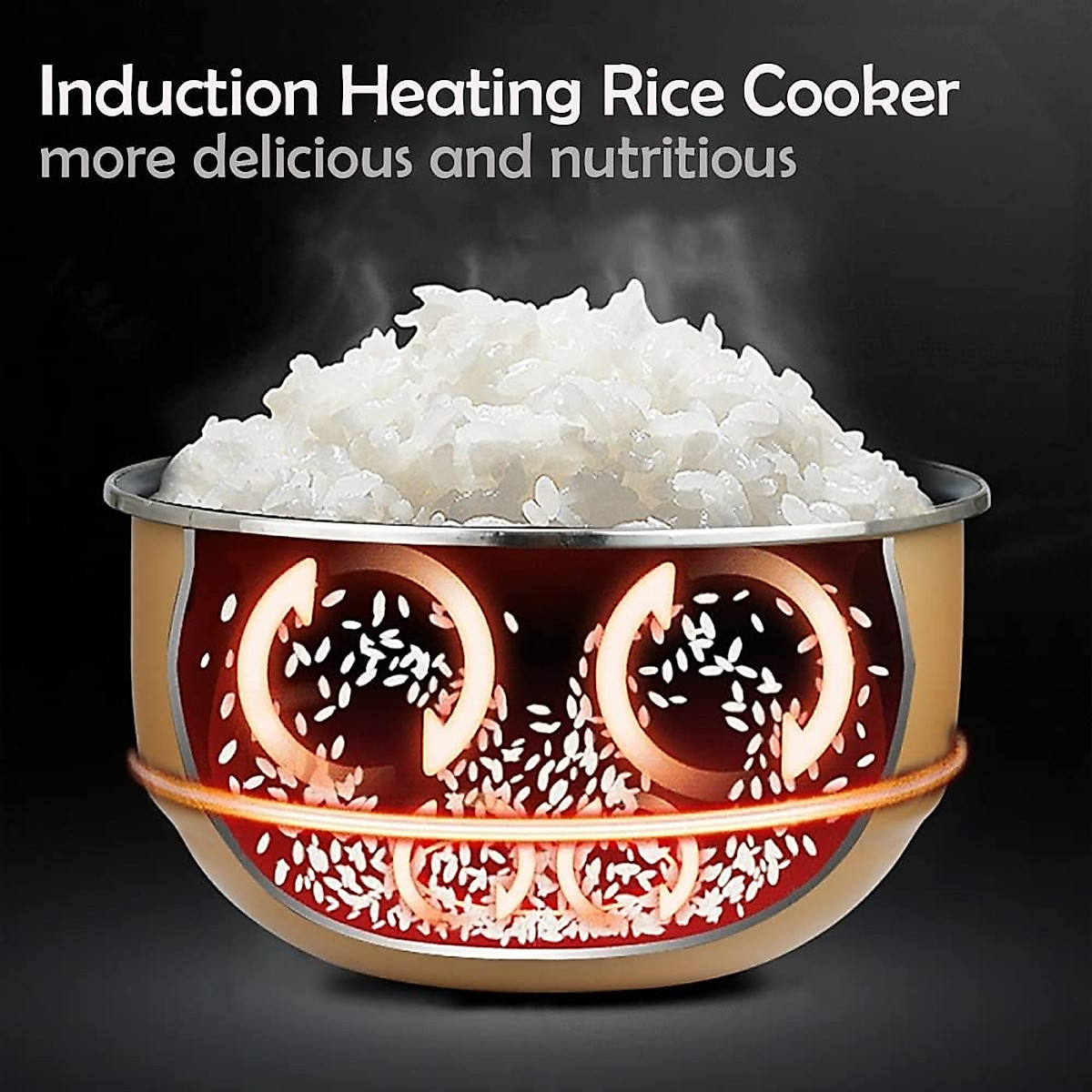 Joydeem Induction Heating System Rice Cooker 8 Cup & Joydeem Smart Automatic Lift Electric Hot Pot 4L