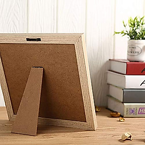 C CRYSTAL LEMON Letter Board by Crystal Lemon, Felt Letter Board, 10x10 inches, Changeable Wooden Message Board Sign, Wood Frame, Wall Mount, with Display Stand (Black) by C Crystal Lemon