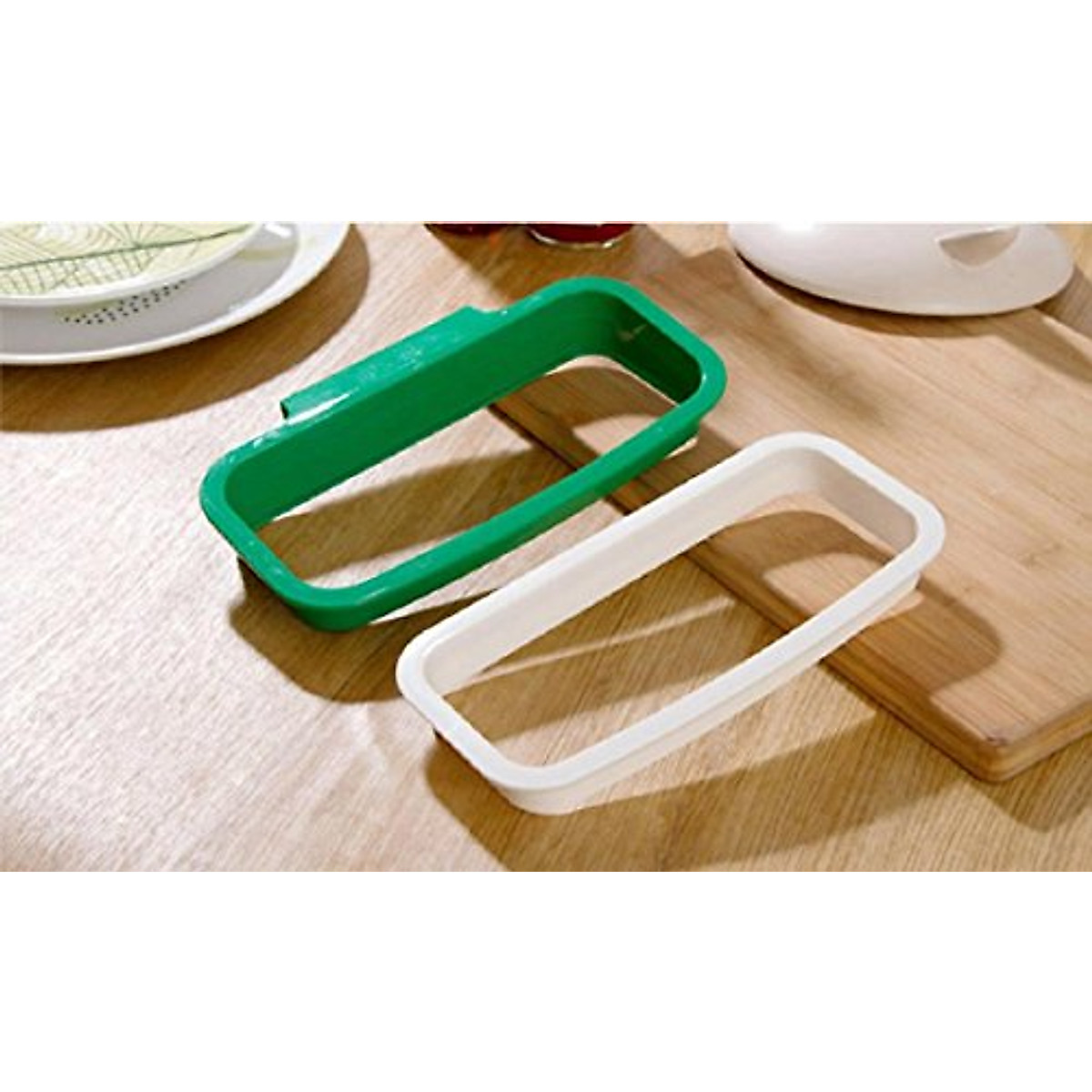 Hanging Kitchen Cupboard Cabinet Tailgate Stand Storage Garbage Bags Rack