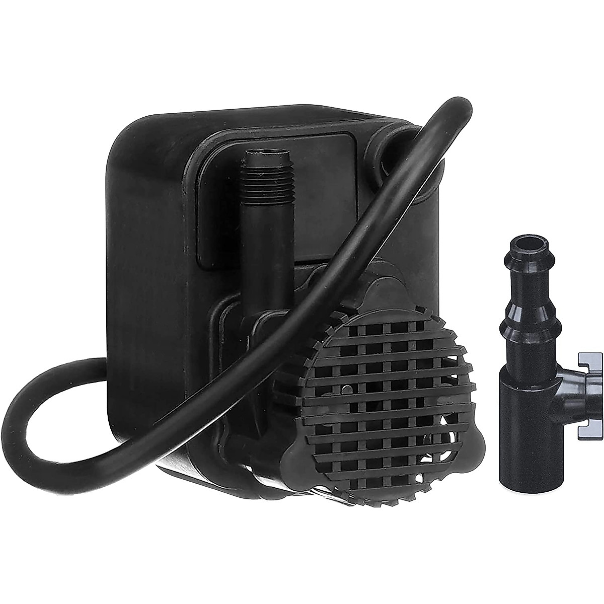 Little Giant PE-1H-PW 115 Volt, 1/125 HP, 170 GPH Epoxy Encapsulated Small Submersible Direct Drive Pump with Hooded Volute and Flow Control Valve, 6-Feet Cord, Black, 566604