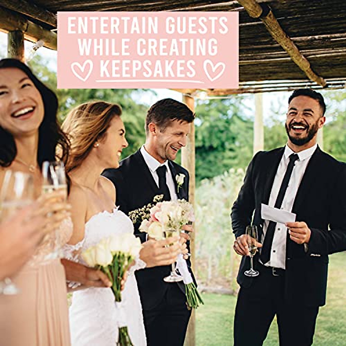 50 Floral Wedding Advice Cards - Wedding Guest Book Alternative, Bridal Shower Games For Guests , Wedding Card Boxes For Reception, Advice Cards For the Bride and Groom, Wedding Games For Guests