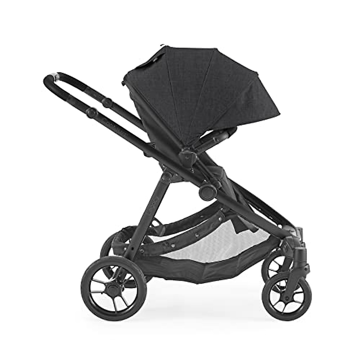 Contours Legacy Convertible Stroller, Single-to-Double Design, Reversible Seats, UPF 50 Sun Canopy, Height Adjustable Handle, 5-Point Safety Harness, Plenty of Storage - Carbon Grey