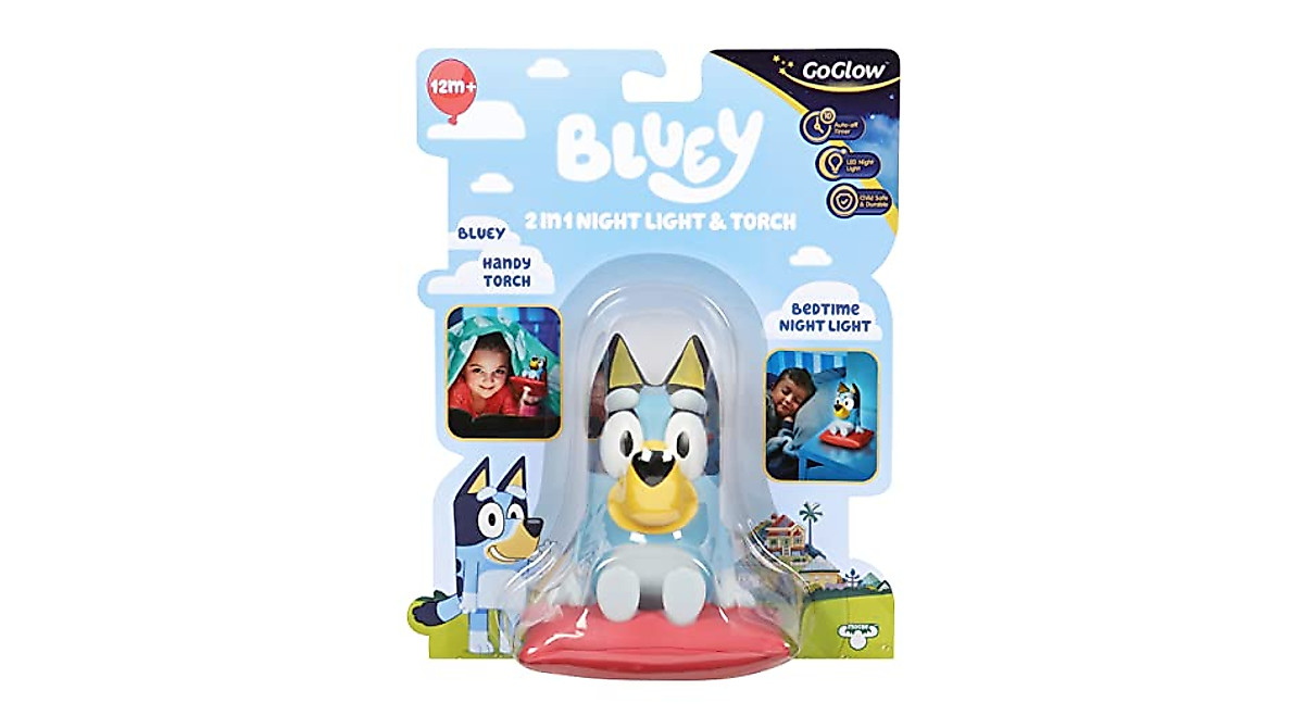 Bluey 2-in-1 Bedtime Night Light & Flashlight for Kids