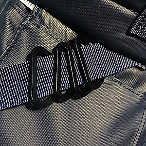 ABCOOL 10PCS Keychain Clips Mini Carabiner - 1 5/8inch Small Aluminum Durable Quick Release Auto Locking D-Shape Spring Loaded Wire Gate Clip for Home, Rv, Camping, Fishing, Hiking, Traveling