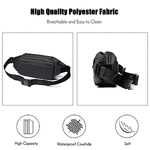 FANDARE Sling Chest Bag Lightweight Shoulder Crossbody Backpack Men Business Casual Daypacks for Outdoor Travel Work Hiking Running Indoor Activities Waterproof Polyester Gray