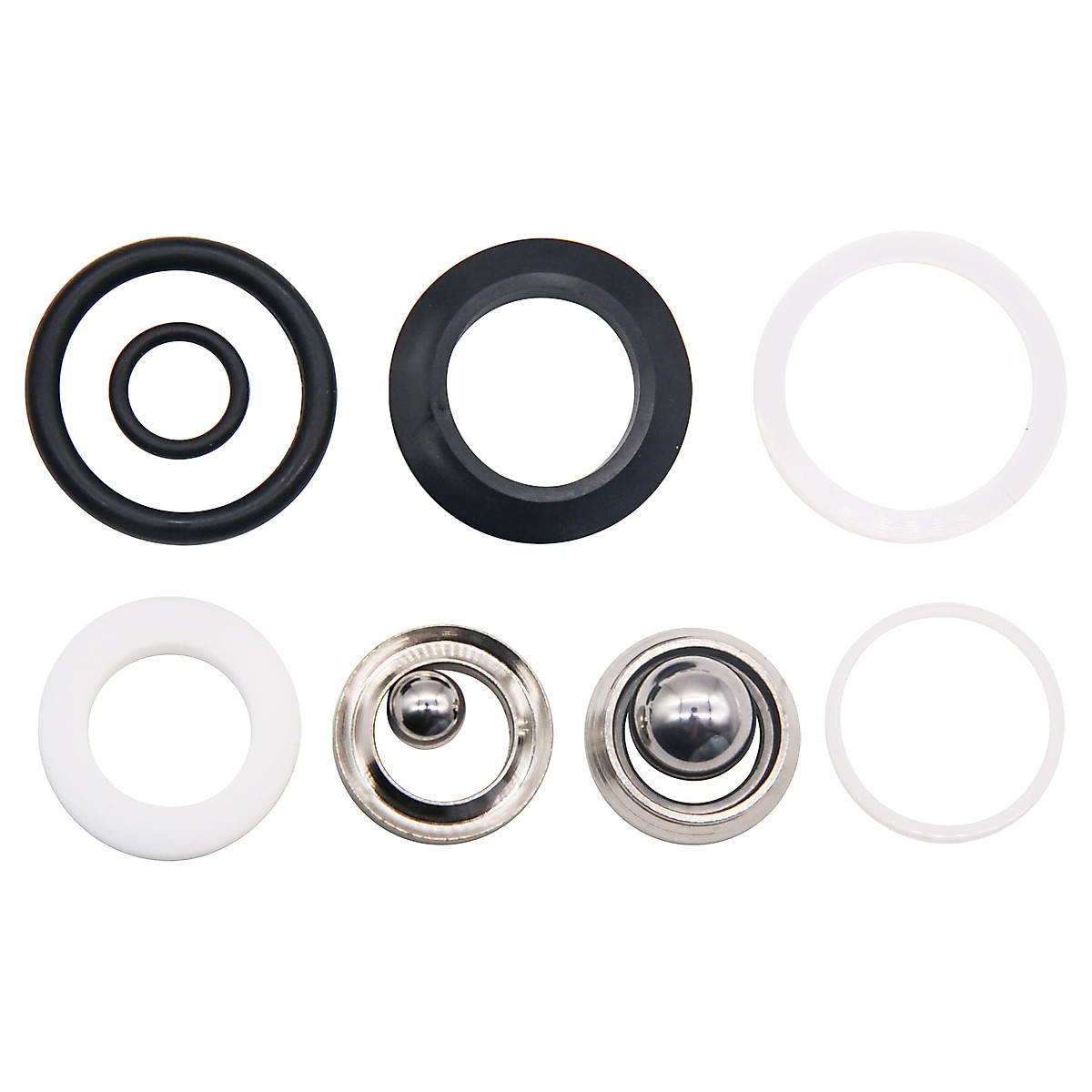 Homhelar 244194 235014 Spray Valve Drain Valve Set for Graco 390 395 490 495 595 Pump Repair Packing Kit