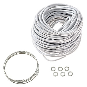 PatchJoy Tent Pole Shock Chord | Tent Pole Repair Kit | Tent Shock Chord Replacement