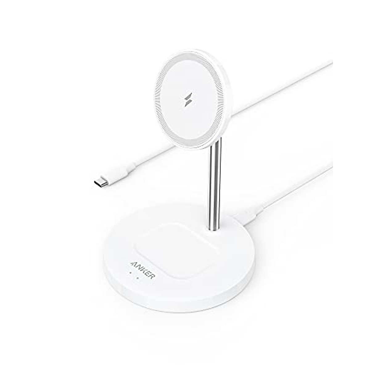 Anker Wireless, PowerWave 2-in-1 Magnetic Charging Stand Lite with USB-C Cable for iPhone 14/14 Pro/14 Plus/14 Pro Max/13/13 Pro /13 Pro Max, AirPods 2/Pro (No AC Adapter)