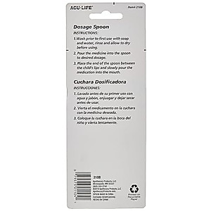 ACU-Life Teaspoon Dosage Spoon (2 TSP)