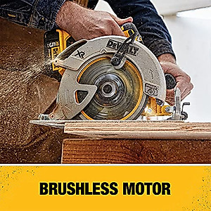 DEWALT 20V MAX* 7-1/4-Inch Cordless Circular Saw with Brake Kit (DCS570P1)
