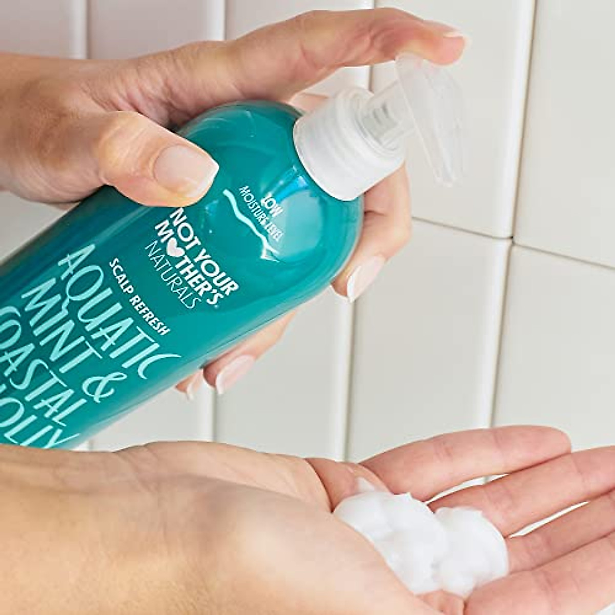 Not Your Mother's Naturals Scalp Refresh Shampoo and Conditioner Set - 98% Naturally Derived Ingredients, Sulfate-Free Shampoo and Conditioner for All Hair Types (Aquatic Mint & Sea Holly)