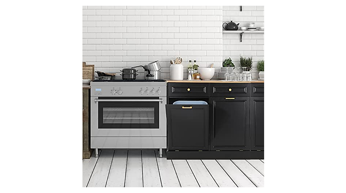 UEV Double Kitchen Trash Cabinets - Stylish & Durable Walke-in Solution