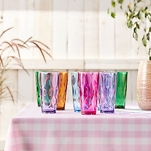 Creative Ware 24-Ounce Plastic Tumblers, Set of 10