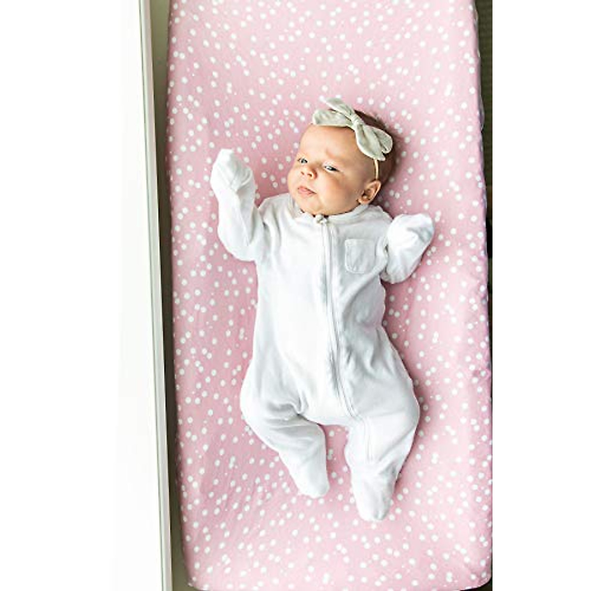 Premium Knit Diaper Changing Pad Cover"Lucy" by Copper Pearl