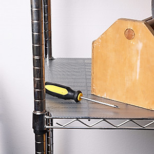 Con-Tact Brand Premium Plus Heavy Duty Non-Adhesive Shelf and Drawer Liner, 18'' x 6', Nova Smoke (Pack of 2)