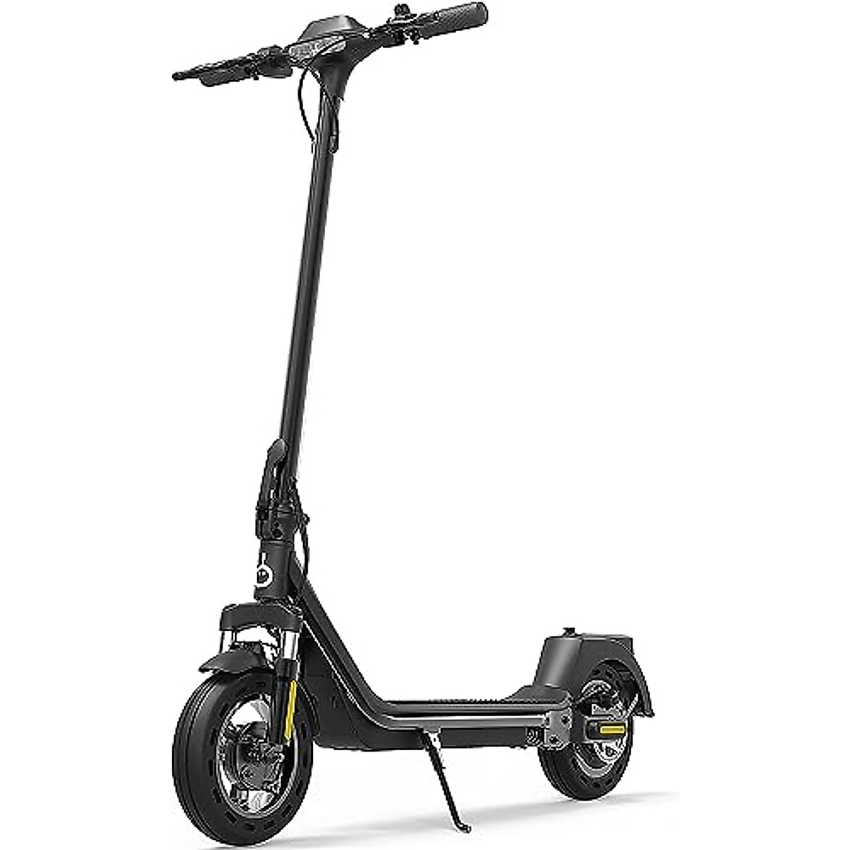 Lazy BOT X Electric Scooter 350W (500W Max) Motor, Best Battery up to 28 Mile Range, 18 MPH, Triple Pro-Disc Brakes, 10" Tires, Headlight, Front + Rear Suspension