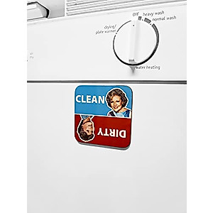 Blanche Rose Dirty Clean Dishwasher Magnet