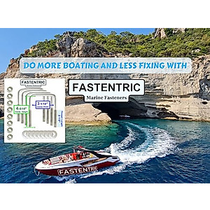 (4) Stainless Steel Square U-Bolts Boat Trailer 1/2" D x 3 1/16" W x 4 5/16" L (One Pack)