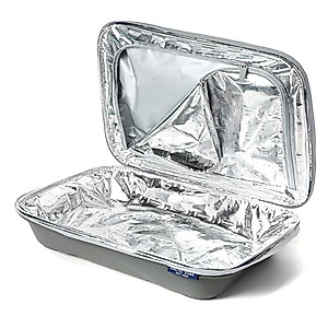 Arctic Zone Deluxe Hot/Cold Insulated Food Carrier, Navy Large