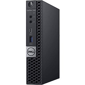 Dell Optiplex 7060 Micro MFF Desktop PC Intel i7-8700T 6-Cores 2.40GHz 32GB DDR4 1TB M.2 NVMe SSD 1TB SATA SSD, WiFi BT HDMI New KB & Mouse Windows 10 Pro (Renewed) ¦