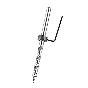 Drill Bits Set,Ozgkee Power Drill 3/8" Inch Lip And Spur Point Drill Bit Round Shank With Adjustable Depth Stop For Woodworking Drill Bit