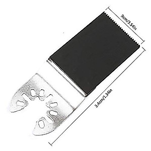 Diagtree 50PCS Bi-Metal Oscillating Multitool Quick Release Oscillating Saw Blades Fits Fein Multimaster, Porter Cable, Black&Decker, Bosch Craftsman, Ridgid, Makita, Milwaukee, Dewalt etc