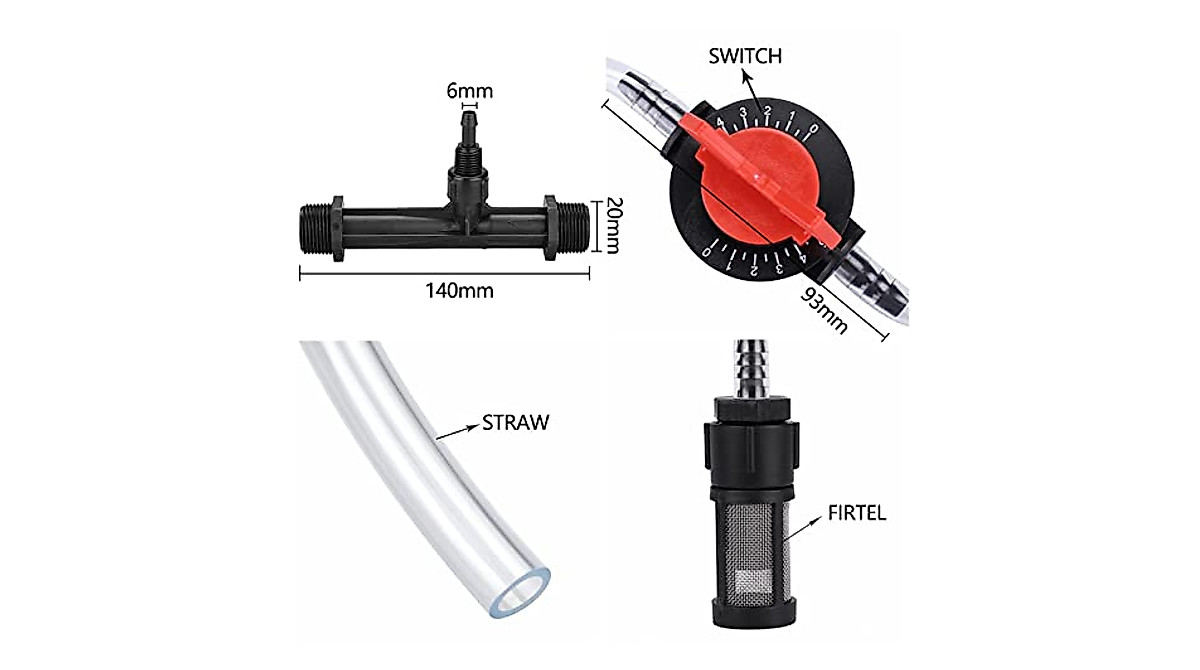 Ciglow Venturi Fertilizer Injector Kit - Efficient Garden Irrigation