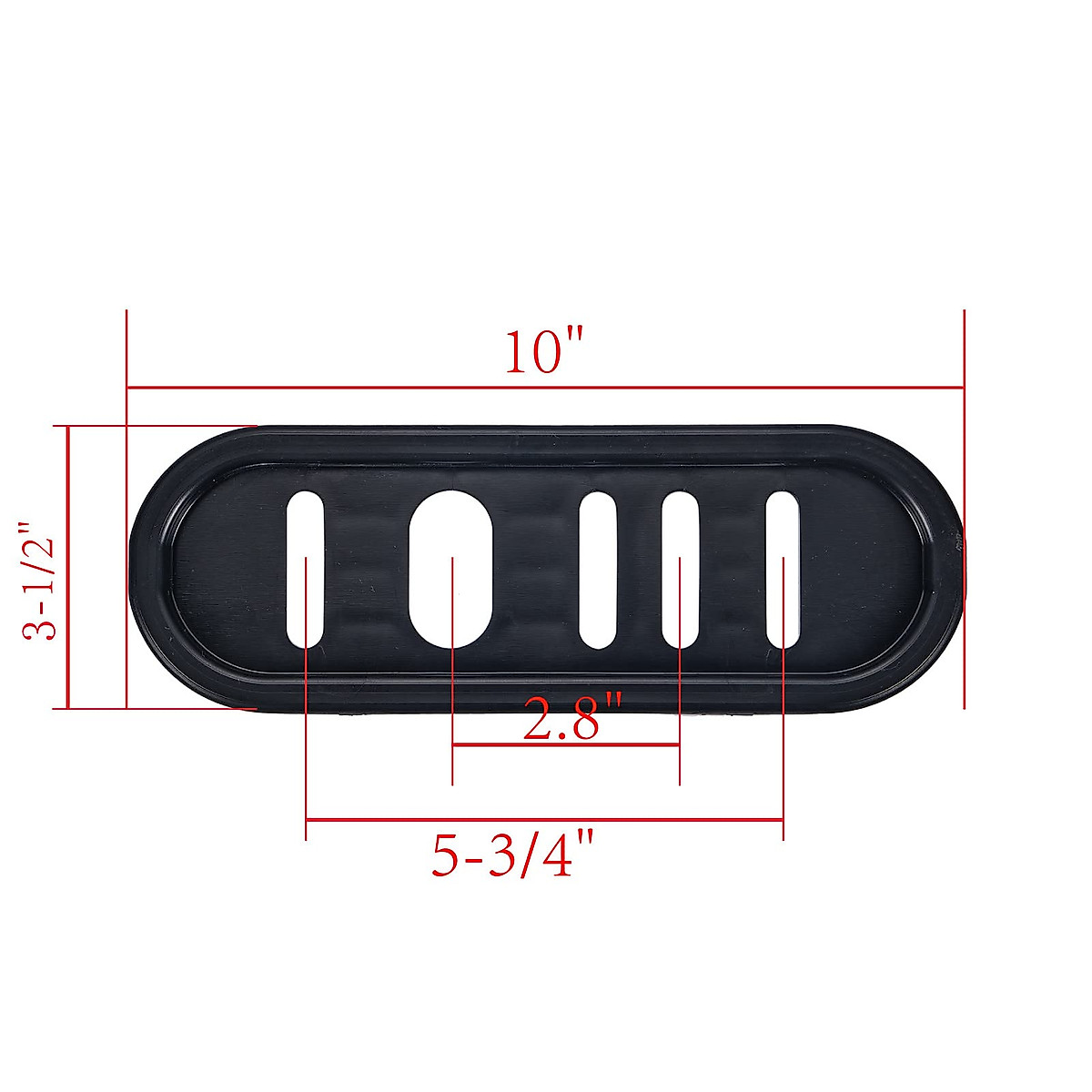 Mikatesi 490-241-0010 Universal Snowblower Skid Shoes 2 Pack with Mounting Hardware Primer Bulb Fuel Filter Fuel Line Kit Fits Most 2-Stage and 3-Stage Snow Throwers