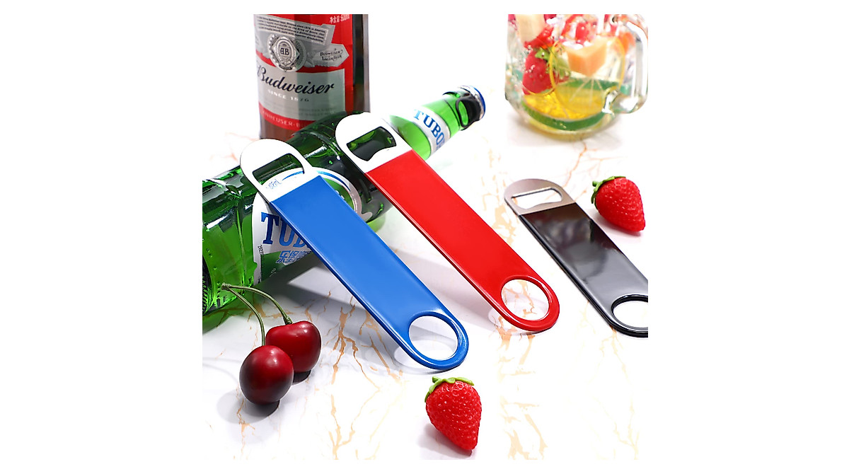 24 Pack Stainless Steel Beer Openers - Durable & Colorful
