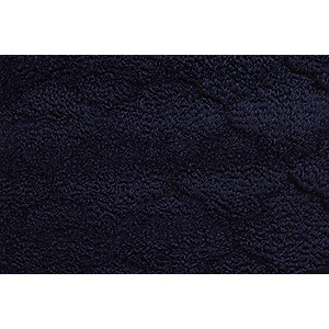 Unique Loom Trellis Shag Collection Plush Geometric Modern Moroccan Lattice Navy Blue Runner Rug (2' 7 x 10' 0)