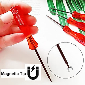 SKZIRI 5in1 Triwing Screwdriver Set Y1.5 2.5 3.0 3 point Screwdriver and Phillips PH00 PH000 Screwdriver Repair Tool Kit for Switch Lite Joycon Wii DS Lite DSi 3D S GBA SP NDS