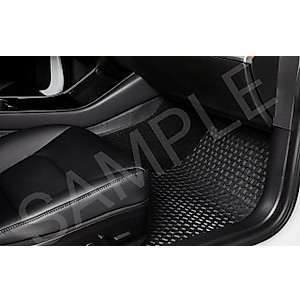 TOUGHPRO Floor Mats Accessories Set (Front Row + 2nd Row) Compatible with Ford Bronco Sport Carpeted Floor All Weather Heavy Duty (Made in USA) Black Rubber 2021 2022 2023 2024