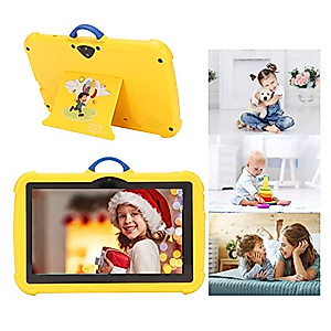 7 Inch Kids Tablet, Kids Tablet Portable 1GB RAM 8GB ROM Quad Core Processor for Home