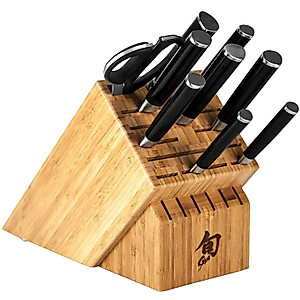 Shun Bamboo Knife Block Set, 22 Slot
