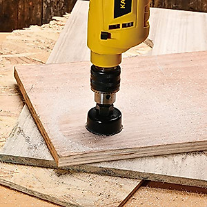 KATA 12PCS Hole Saw Kit 3/4"-2-1/2" (19-64mm) Hole Saw Set with Mandrels Hex Key, Ideal for Soft Wood, PVC Board, Plywood, Drywall Drilling