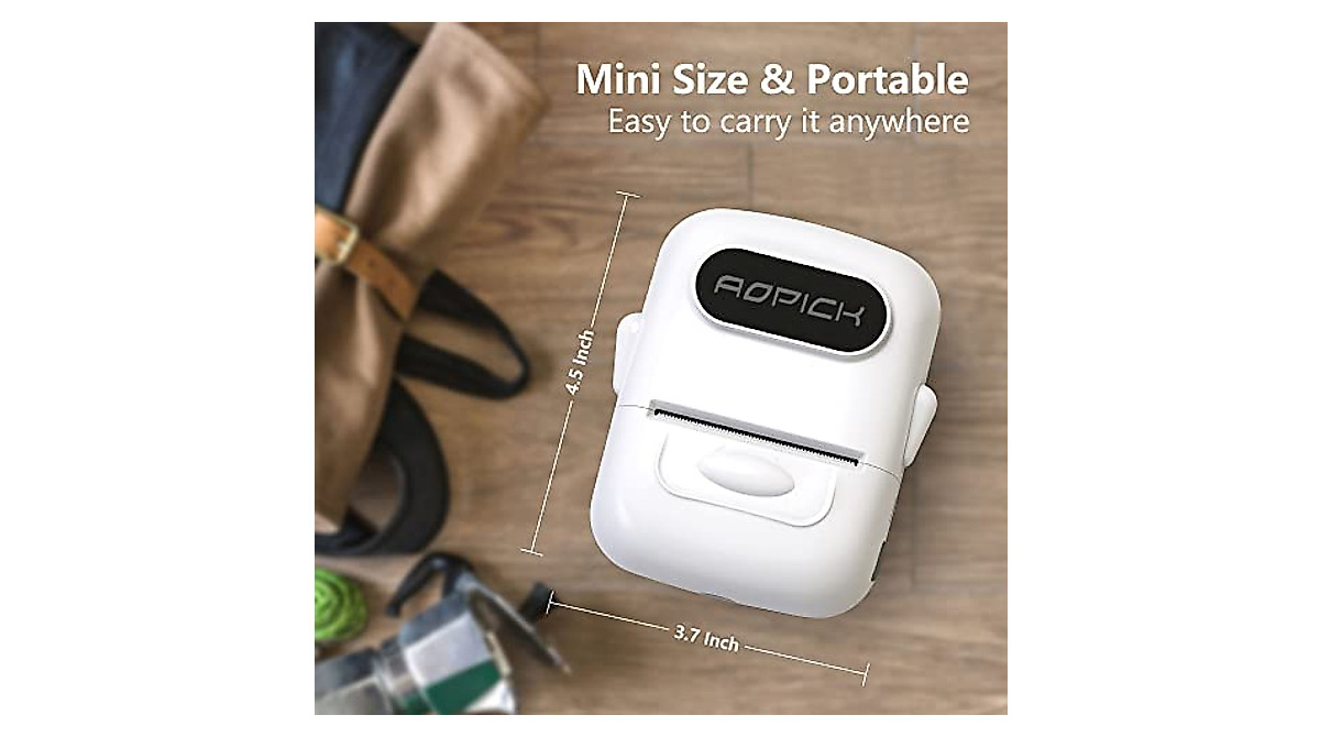 AOPICK P50 Portable Thermal Label Maker - Wireless, Compact & Efficient