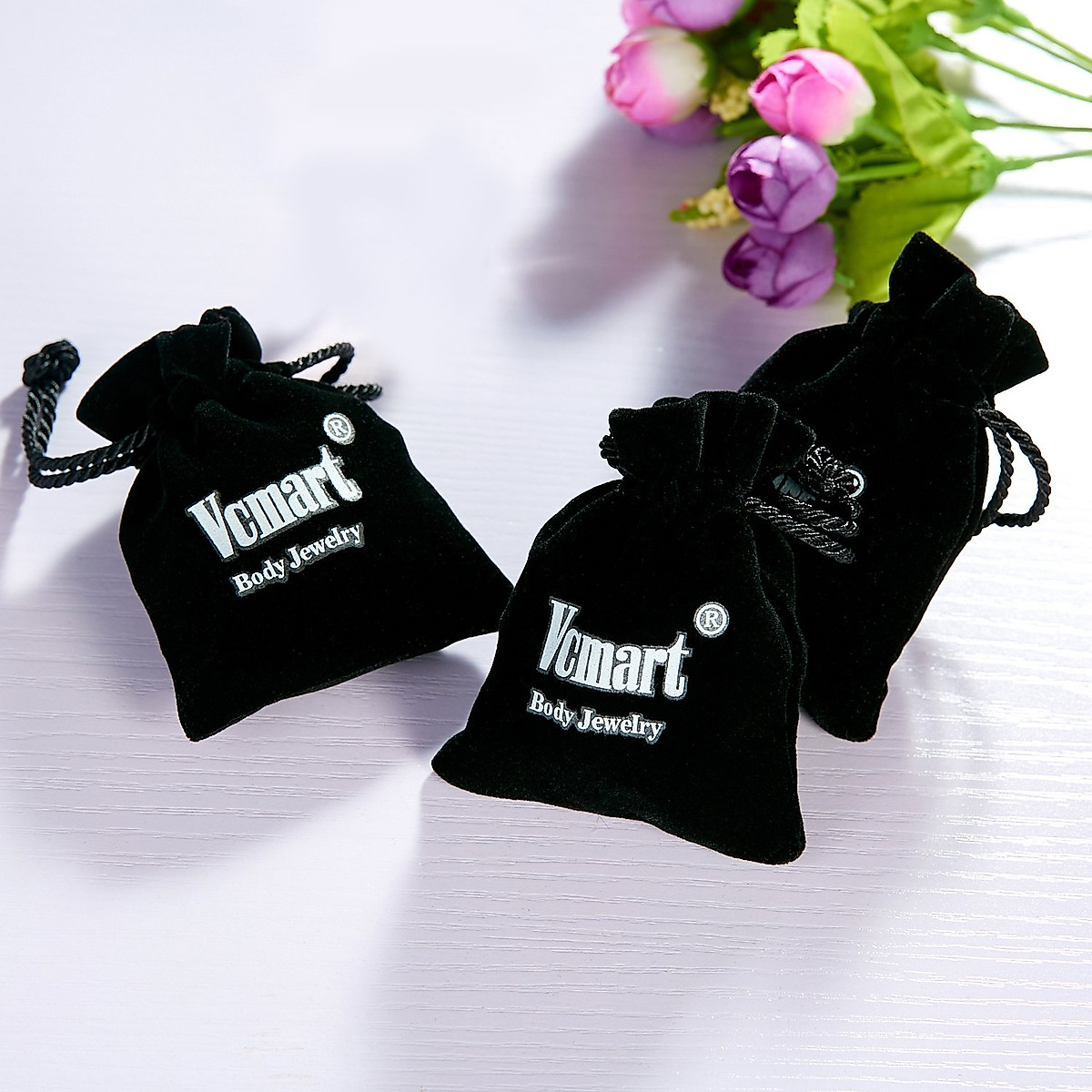 VCMART Clear Cartilage Earring-12pcs 16G Clear Acrylic Bioflex Tragus Retainer Lip Rings Nose Studs Labret Monroe Ear Helix Earring Clear Flat Top 10mm