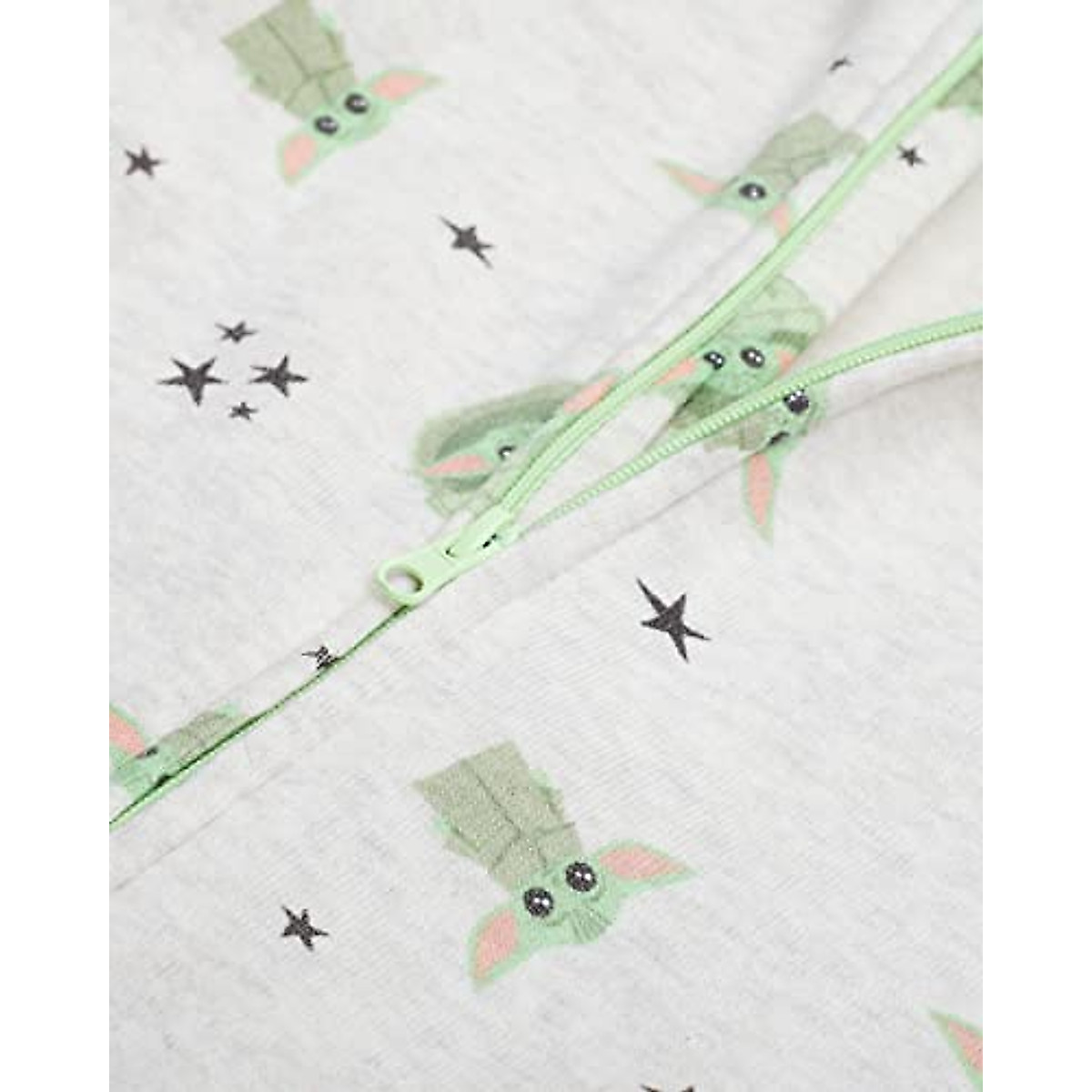 Star Wars Baby Yoda New Born Infant Boys' Long Sleeve Fleece Hooded Romper Bodysuit Printed 24 Months