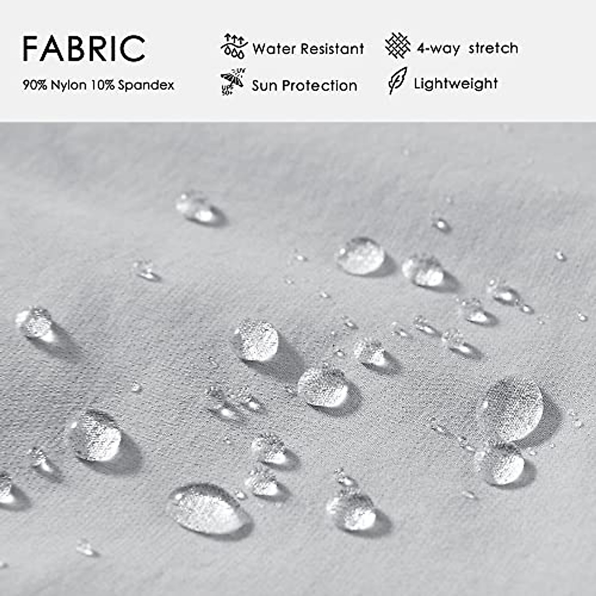 Willit Women's Golf Hiking Shorts Quick Dry Athletic Casual Summer Shorts with Pockets Water Resistant 4.5" Gray 8