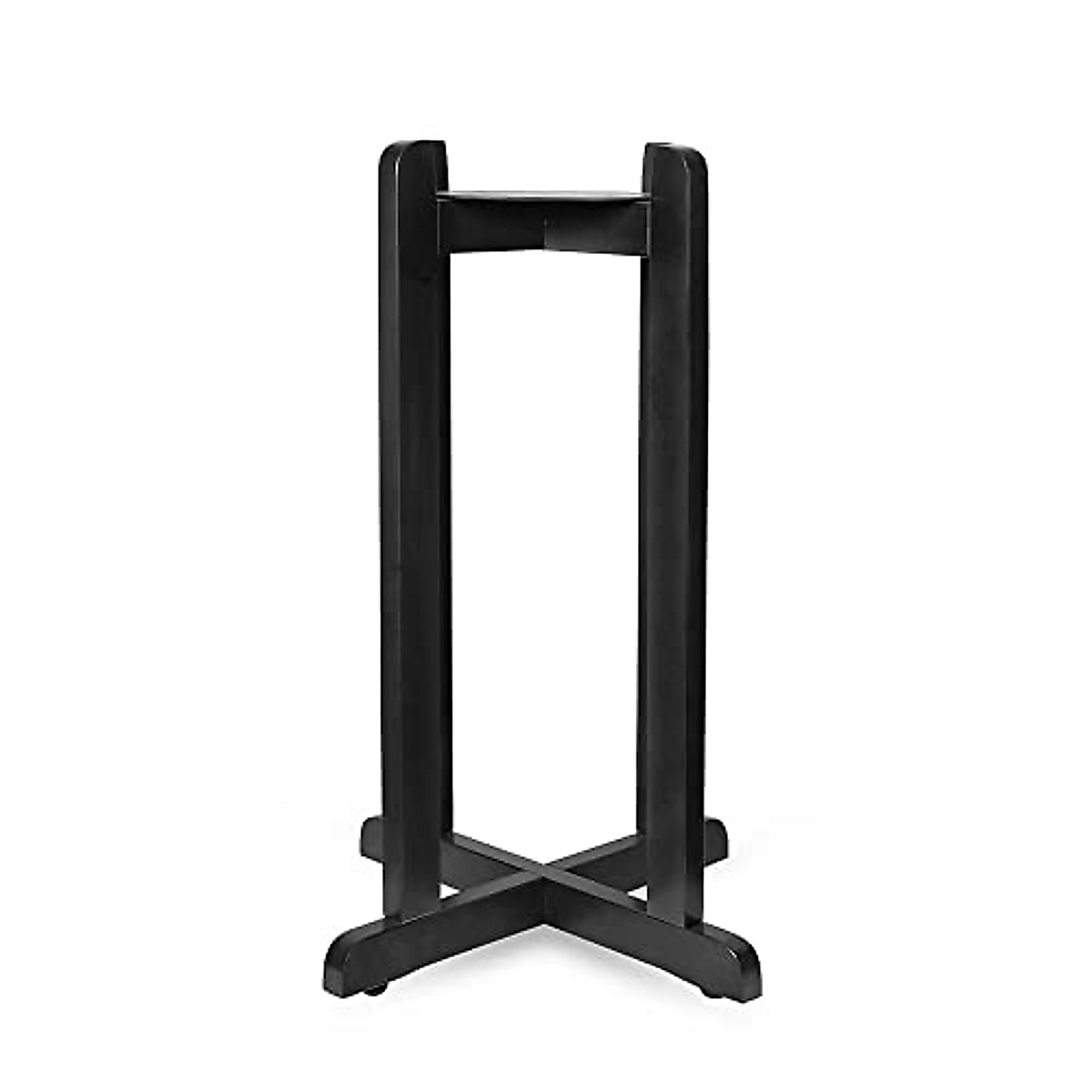 27 Inch Solid Wood Stand for 1-5 Gallon Water Bottles & Crocks (Black)