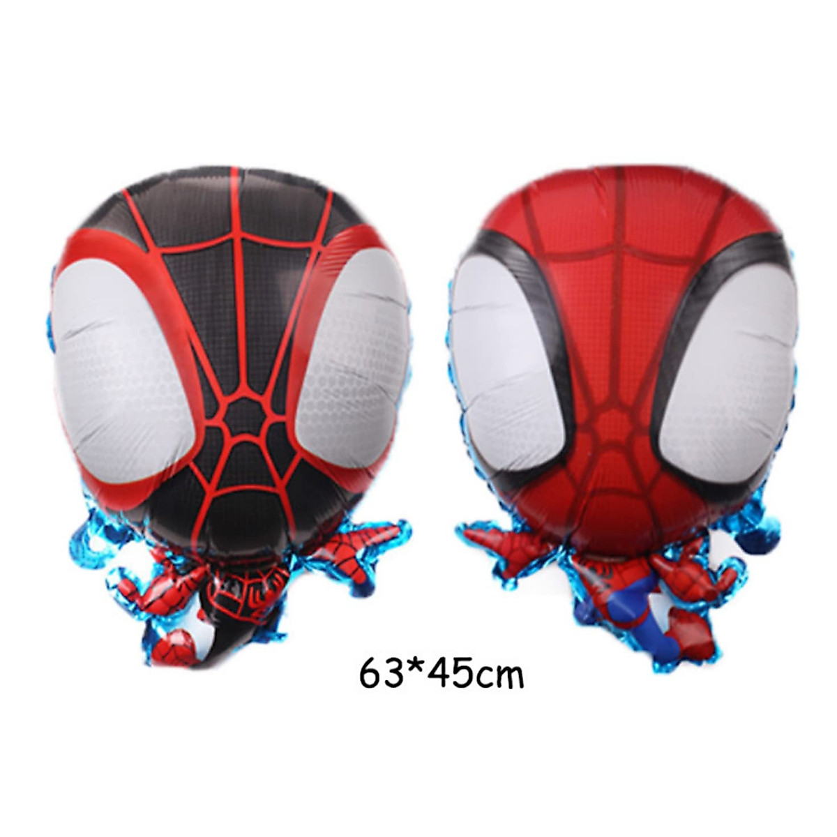 Spider hero and his magical friends aluminum foil balloons, Spider hero birthday party balloons, Spider boy theme party decorations