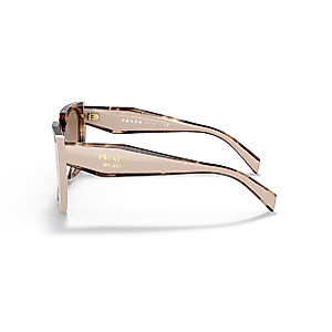 Prada PR 15WS Women's Sunglasses Tortoise Caramel/Powder/Brown Gradient 54